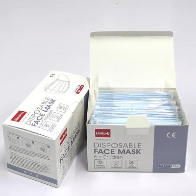 China Buda-U BU-CE50B Blue Childrens Kids Face Masks For Covid CE Approved for sale
