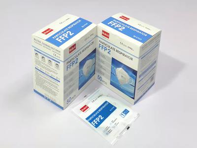 China Micron Particulate FFP2 Face Mask Anti Droplet Breathable No Breathing Valve for sale