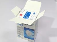China Male And Female Adults FFP2 Particulate Respirator Single Pack 50pcs/Box for sale