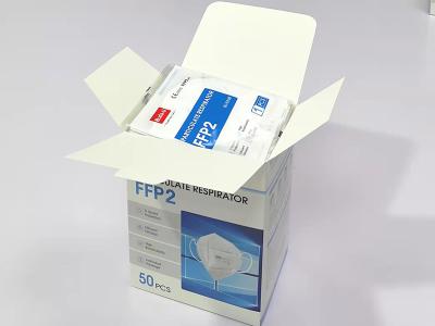 China Male And Female Adults FFP2 Particulate Respirator Single Pack 50pcs/Box for sale