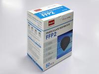 China Men Women Folding FFP2 Protective Masks Meets PPE Standard CE 0370 for sale