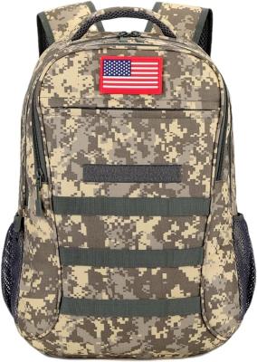China 40L Military Camo Backpack for Boys with USB Charging Port, Tactical School Backpack for sale