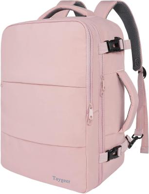 China Women Travel Backpack 17x11x7inch USB Charging Port TSA 15.6inch Laptop Backpack Flight Carry On for sale