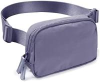 China 2-Way Zipper Unisex Belt Bag 7.5x5x2 Inch Adjustable Fanny Pack Waist Pouch for Travel Hiking for sale