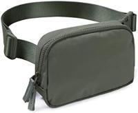 China 2-Way Zipper Unisex Belt Bag 7.5x5x2 Inch Adjustable Fanny Pack Waist Pouch for Travel Hiking for sale