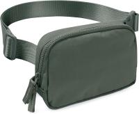 China 2-Way Zipper Unisex Belt Bag 7.5x5x2 Inch Adjustable Fanny Pack Waist Pouch for Travel Hiking for sale