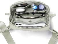 China 2-Way Zipper Unisex Belt Bag 7.5x5x2 Inch Adjustable Fanny Pack Waist Pouch for Travel Hiking for sale