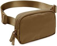 China 2-Way Zipper Unisex Belt Bag 7.5x5x2 Inch Adjustable Fanny Pack Waist Pouch for Travel Hiking for sale