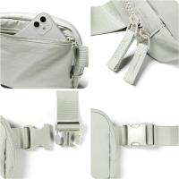 China 2-Way Zipper Unisex Belt Bag 7.5x5x2 Inch Adjustable Fanny Pack Waist Pouch for Travel Hiking for sale