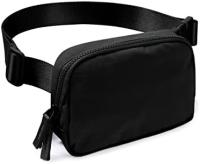 China 2-Way Zipper Unisex Belt Bag 7.5x5x2 Inch Adjustable Fanny Pack Waist Pouch for Travel Hiking for sale