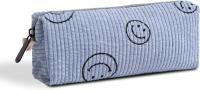 China Large Capacity Corduroy Pencil Case 8.4x4.1x2.1 Inch Pen Pouch for School Office for sale