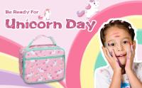 China Insulated Lunch Bag for Kids 10x4.7x7.8 Inch Leak Proof Reusable Girls Lunch Box with Water Bottle Holder for sale