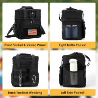 China Tactical Insulated Lunch Box 15L Expandable Cooler Bag Leakproof Heavy Duty with Shoulder Strap for sale