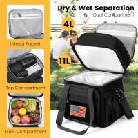 China Tactical Insulated Lunch Box 15L Expandable Cooler Bag Leakproof Heavy Duty with Shoulder Strap for sale