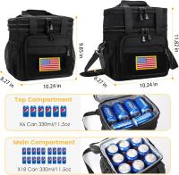 China Tactical Insulated Lunch Box 15L Expandable Cooler Bag Leakproof Heavy Duty with Shoulder Strap for sale