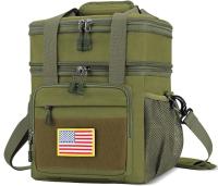 China Tactical Insulated Lunch Box 15L Expandable Cooler Bag Leakproof Heavy Duty with Shoulder Strap for sale