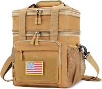 China Tactical Insulated Lunch Box 15L Expandable Cooler Bag Leakproof Heavy Duty with Shoulder Strap for sale