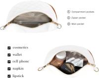 China Women's Vegan Leather Crossbody Bag 9.8x3.5x6.3 inch Adjustable Strap Fanny Pack for sale