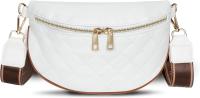China Women's Vegan Leather Crossbody Bag 9.8x3.5x6.3 inch Adjustable Strap Fanny Pack for sale