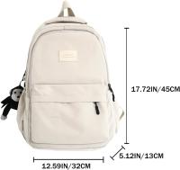 China Large Capacity Backpack for School College 32x13x45 cm Bookbag for Girls Women Students Casual Travel Daypack for sale