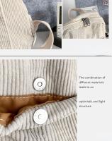 China Small Backpack Purse for Women Cute Mini Backpack Purse Aesthetic Backpack Tiny Corduroy Backpack Mini Bookbag Purse for sale