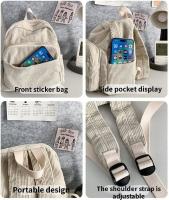 China Small Backpack Purse for Women Cute Mini Backpack Purse Aesthetic Backpack Tiny Corduroy Backpack Mini Bookbag Purse for sale