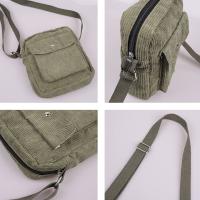 China Corduroy Shoulder Tote Bag Women Crossbody Handbag Mini Canvas 17.5cm 21.5cm for sale