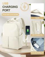 China Lightweight Waterproof Laptop Backpack 30x13x43cm with USB Charging Port for Travel Work College for sale