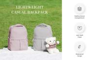 China Lightweight Waterproof Laptop Backpack 30x13x43cm with USB Charging Port for Travel Work College for sale