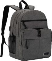 China Water Resistant Travel Backpack 600D Oxford Fabric with USB Charging Port 15.6 Laptop for sale