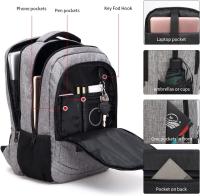 China Anti Theft Travel Laptop Backpack 15.6 Inch with USB Charging Port Business Work Bag for sale