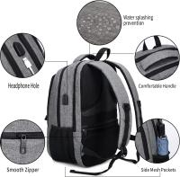 China Anti Theft Travel Laptop Backpack 15.6 Inch with USB Charging Port Business Work Bag for sale