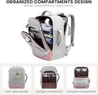 China Women Travel Backpack 30L Carry On Flight Approved Fits 15.6 Inch Laptop Weekender Bag for sale