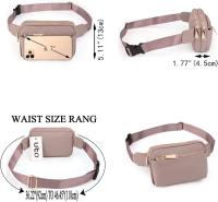 China Fanny Pack for Women Crossbody Trendy Fashion Belt Purse 7.28in Adjustable Waist Bumbag for Travel Hiking for sale