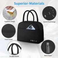 China Insulated Lunch Bag 10.6x6.3x8.7in Leakproof Thermal Cooler Tote for Women Men for sale