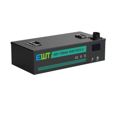 China Customized 48v 100ah Lithium Li Ion Battery Phosphate Battery Pack for sale