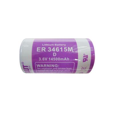China ER34615m Lithium Battery Primary 14500mAh Li Socl2 3.6V Battery for sale