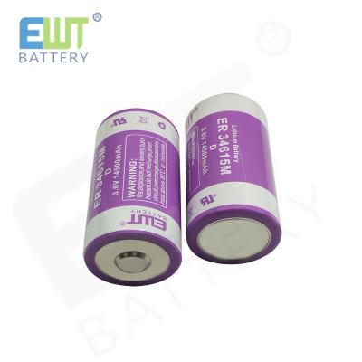China ODM High Capacity Lithium Primary Battery 3.6V 14500mAh ER34615M for sale