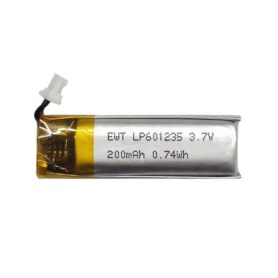 China 601235 Lithium Polymer Battery 300mAh 400mAh 3.7V 200mAh LiPo Battery for sale