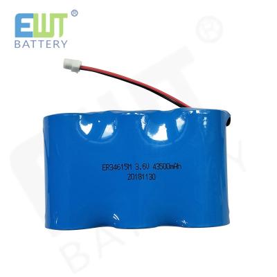 China Lithium Thionyl Chloride Battery Cell ER34615M  14500mAh LiSOCL2 Battery LSH20 for sale