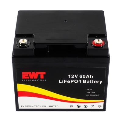 China EWT Backup Energy System LiFepo4 12v 60ah  Battery pack for sale