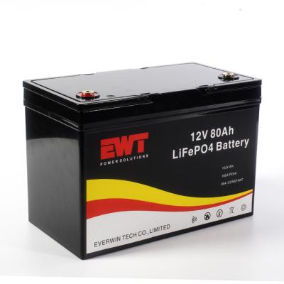 China Energy Storage 12V IFR32700 Lithium Ion LFP Battery Pack 12.8V 80Ah Lithium Iron Phosphate Battery for Outdoor Camping for sale