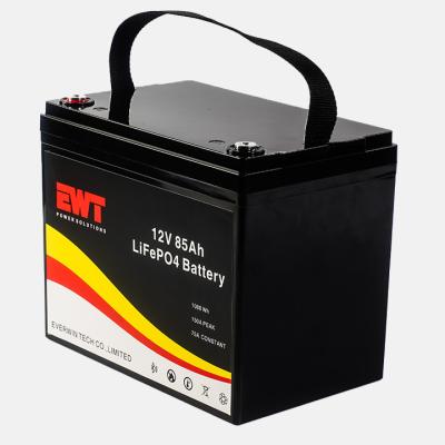 China IFR32700 12V Lithium ion LiFePO4 Battery for UPS Systems 12.8V 85Ah Lithium Iron Phosphate Battery Pack for sale