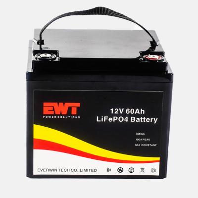 China 12V LFP Anode Material Lithium Iron Phosphate Battery IFR32700 12.8V 60Ah for Electric Power Systems for sale