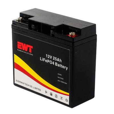 China Customized Battery 12V 25Ah Lifepo4 UPS Battery for Forklift for sale