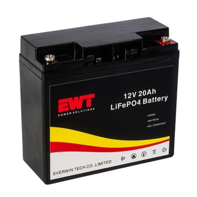 China BMS Li Ion Rechargeable Battery Pack 0.2C 12.8V 20ah Lifepo4 Battery for sale