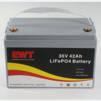 China 36v 42Ah Lithium Ion Battery 2000cycles Light Weight Lifepo4 36v 42ah Battery Pack With BMS for sale