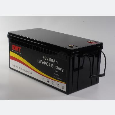 China 36V 90AH Lifepo4 Battery For Golf Cart Forklift Electric Scooter Solar for sale