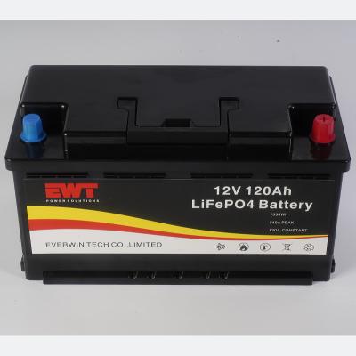 China 12V 120Ah LiFePO4 Battery Pack for Energy Storage Rechargeable Nominal Voltage 12V for sale