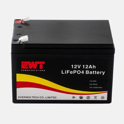 China IFR26650 4S 12AH 12V Lifepo4 Battery Pack Customized Battery Sizes from EWT Support for sale